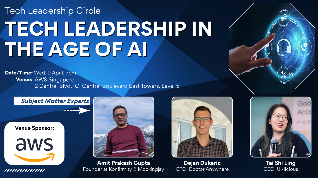 Tech Leadership Circle · Events Calendar