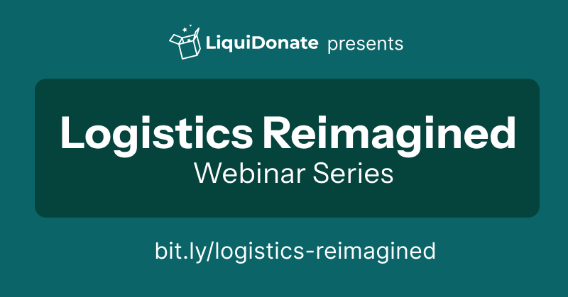Logistics Reimagined by LiquiDonate · Events Calendar