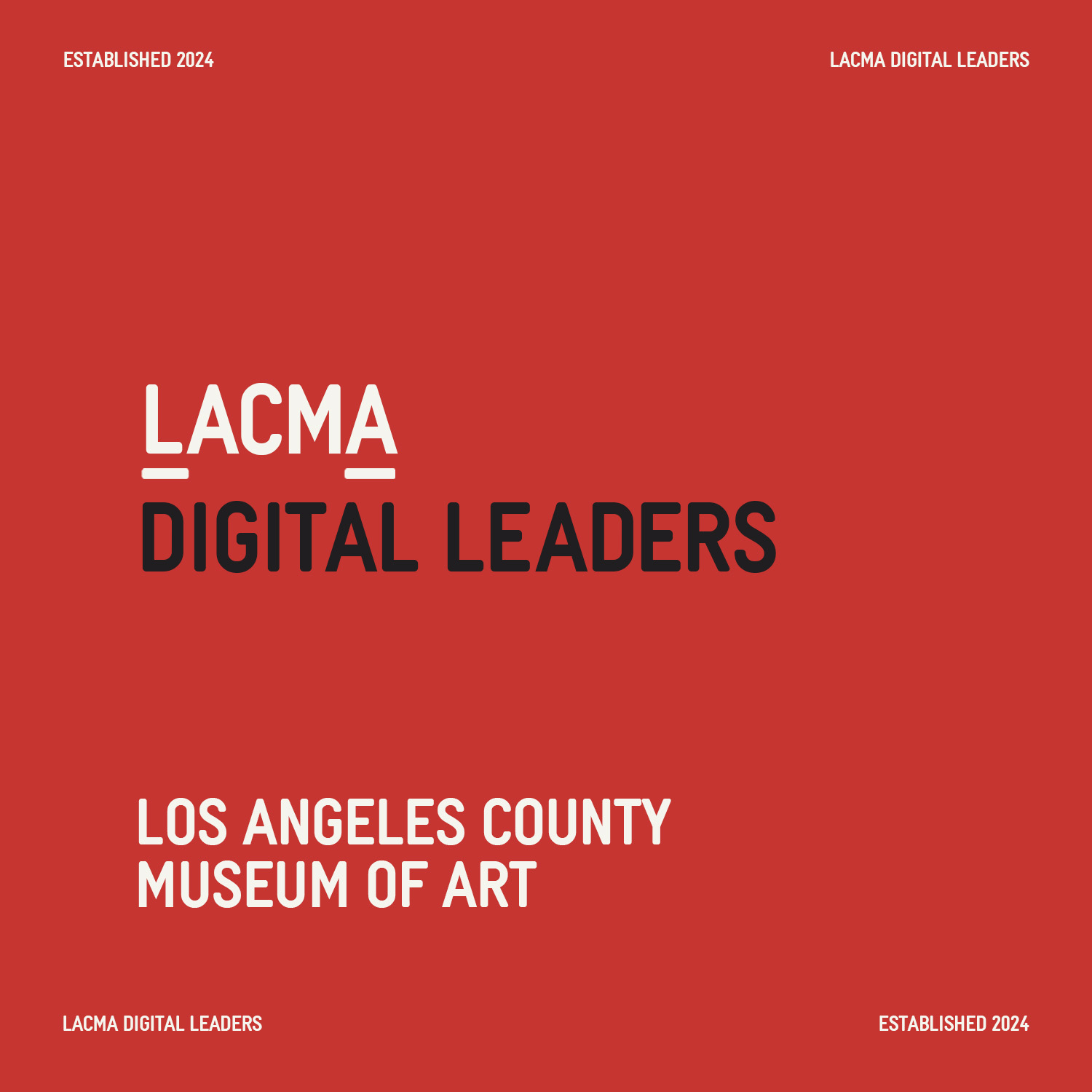 LACMA Digital Leaders · Events Calendar
