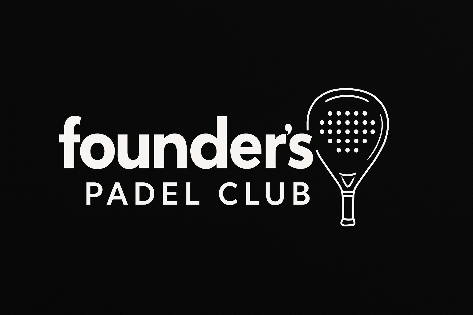 Founder's Padel Club · Events Calendar
