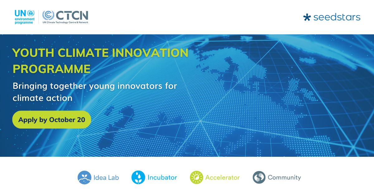 Youth Climate Innovation Programme · Events Calendar