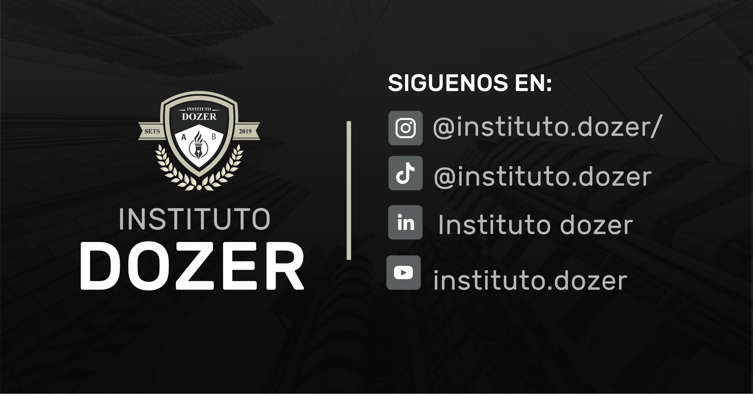 Instituto Dozer · Events Calendar