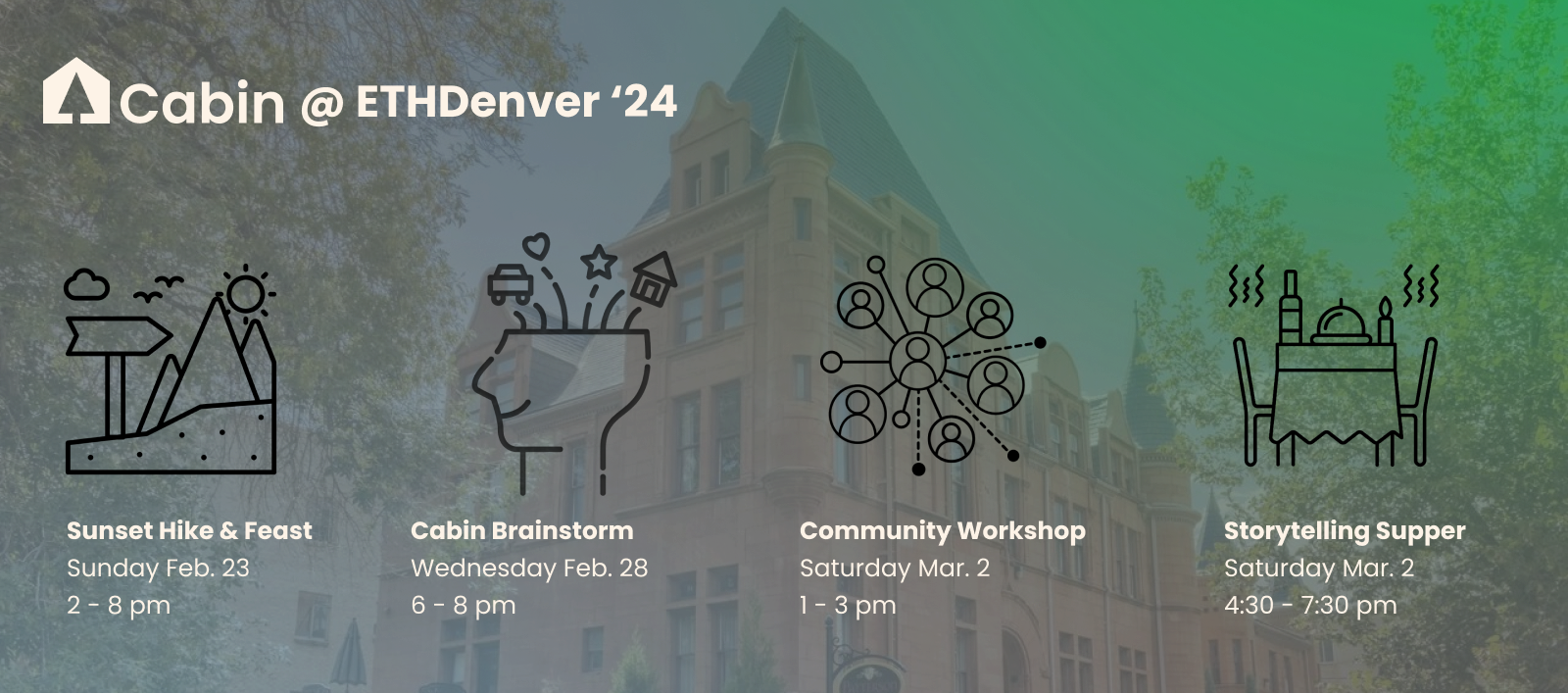 Cabin Eth Denver 24 Events Calendar