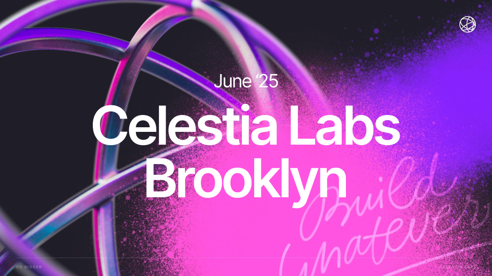 Celestia Labs Brooklyn events · Events Calendar