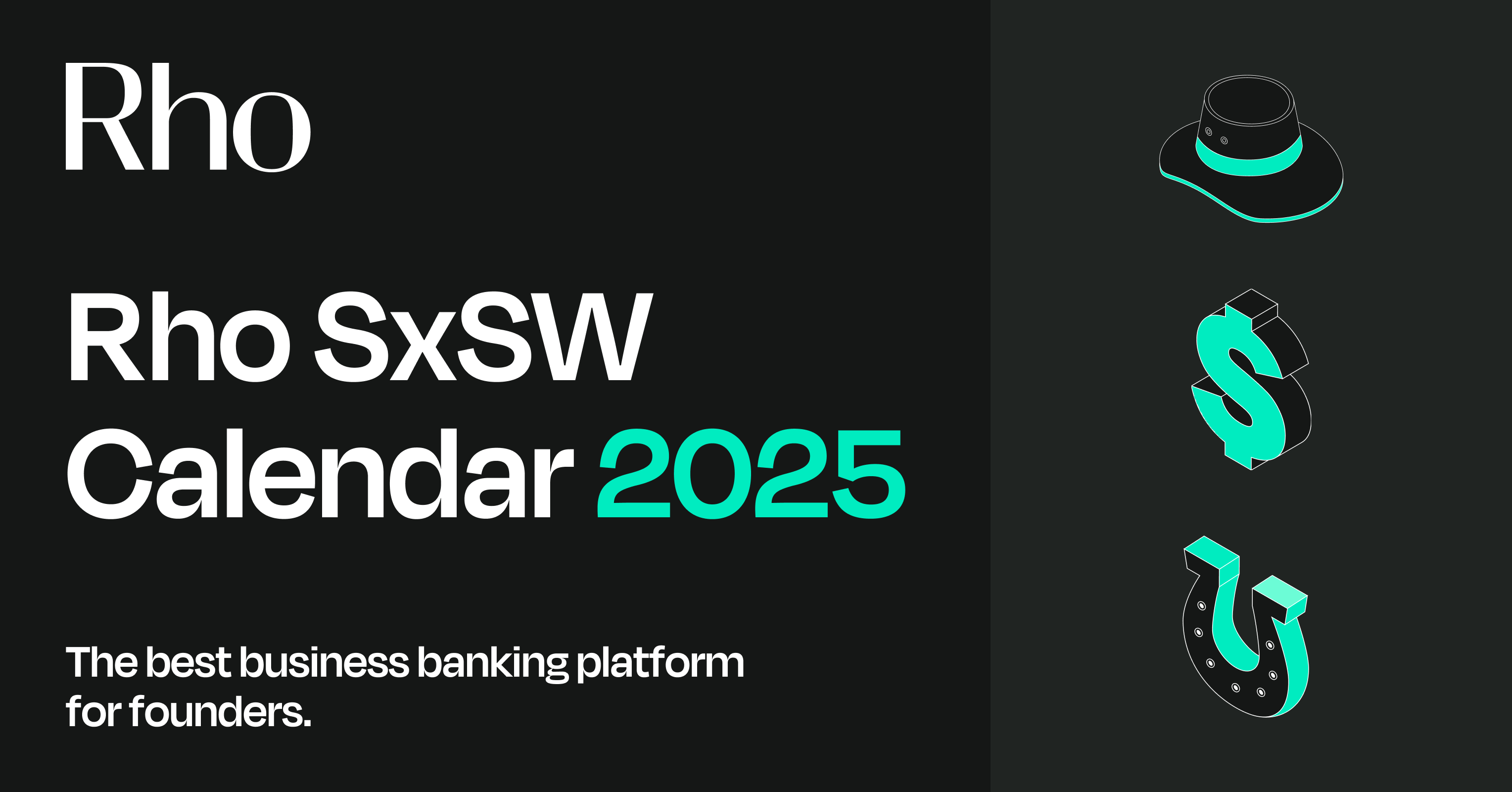 Rho's SXSW Calendar 2025 · Events Calendar