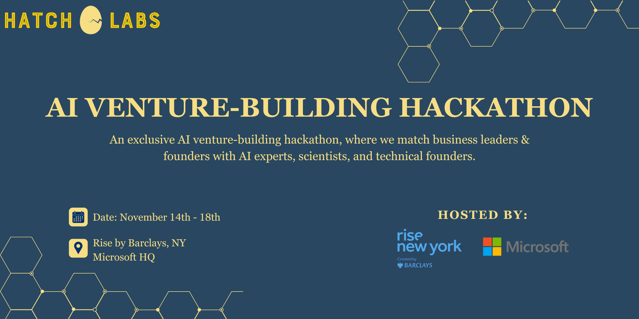 Hatch Labs · Events Calendar