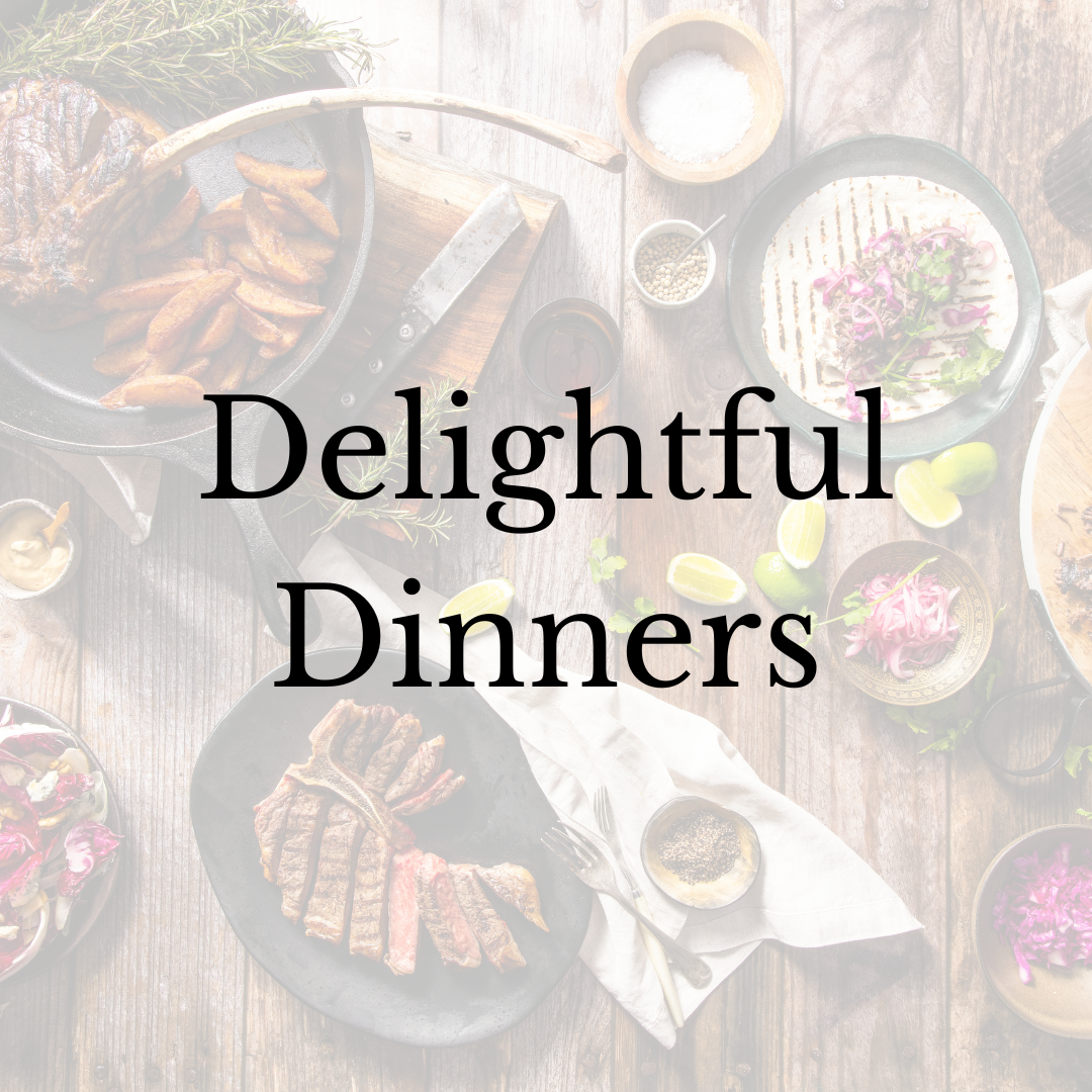 Delightful Dinners · Events Calendar