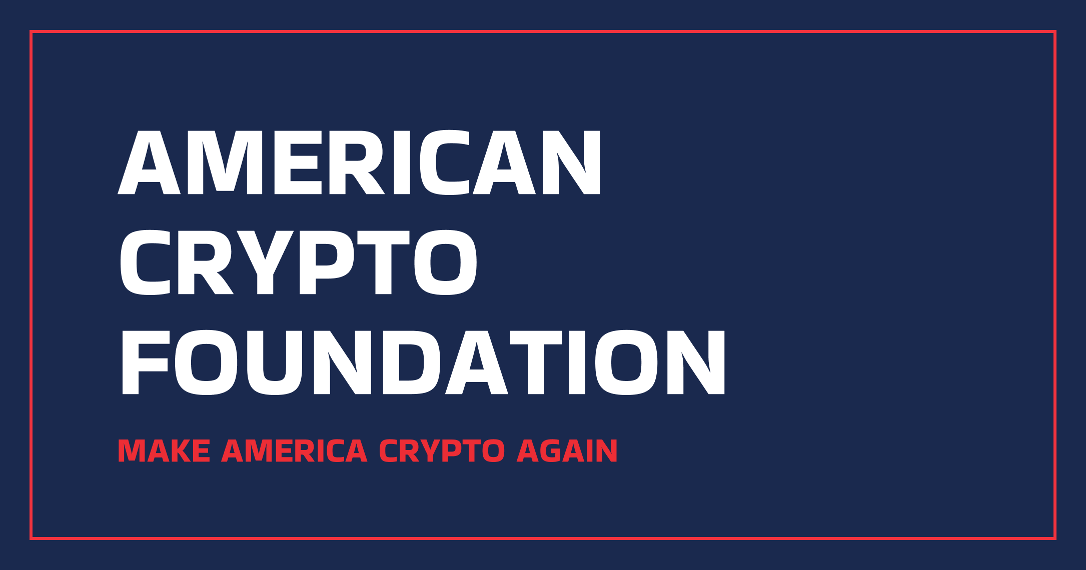 American Crypto Foundation · Events Calendar