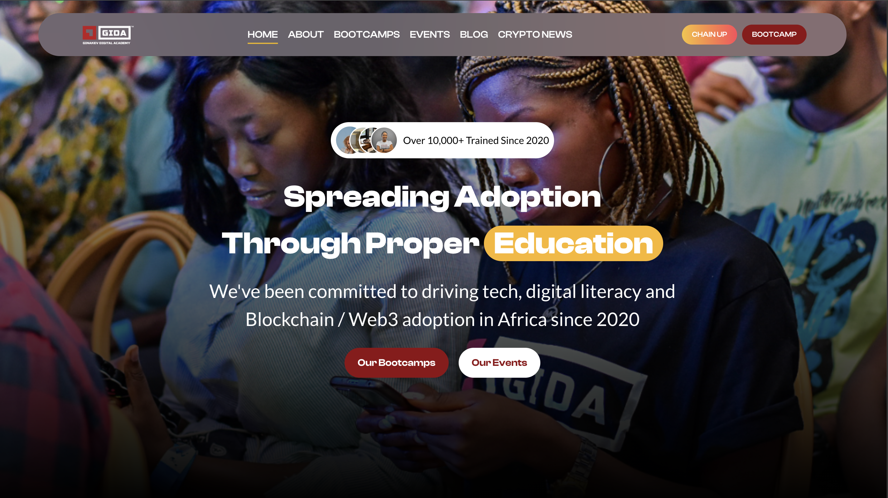 GIDA ™ - Ginakev Digital Academy · Events Calendar