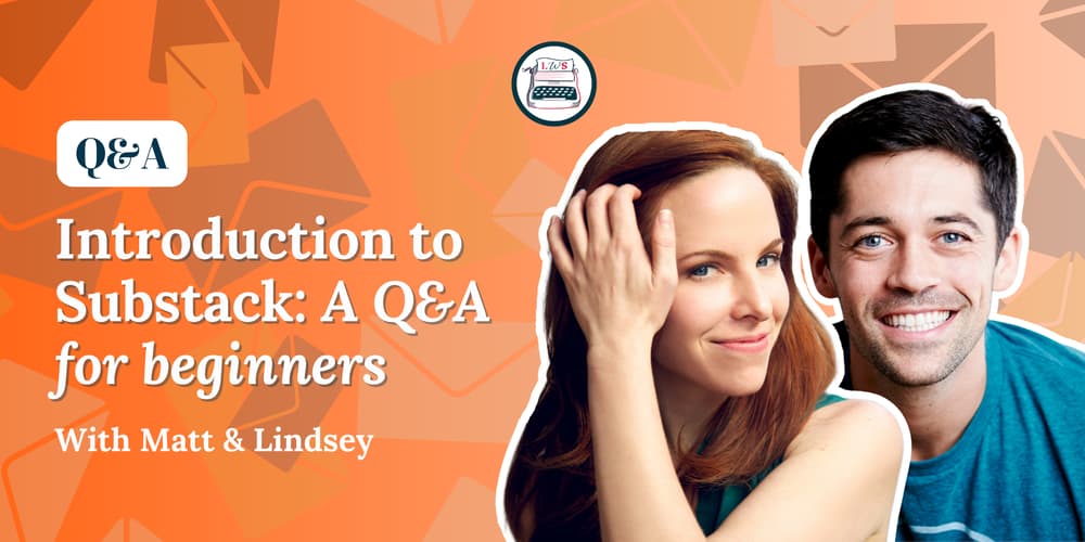 💌 Q&A: Introduction To Substack: A Q&A For Beginners [FREE] · Zoom · Luma