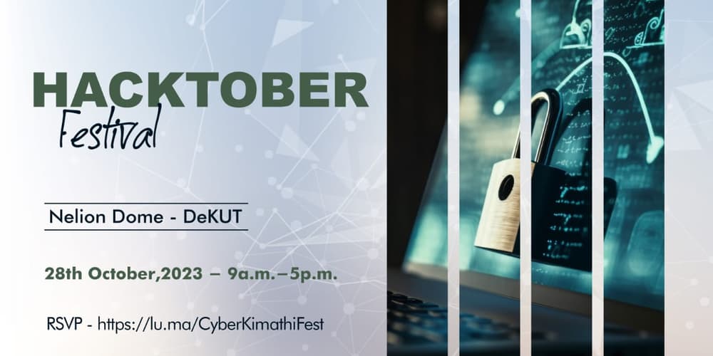Hacktober Fest - Presented by: Security Club of Kimathi · Luma