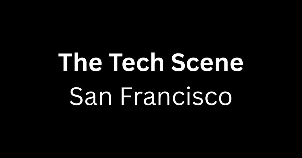 The San Francisco Tech Scene · Events Calendar