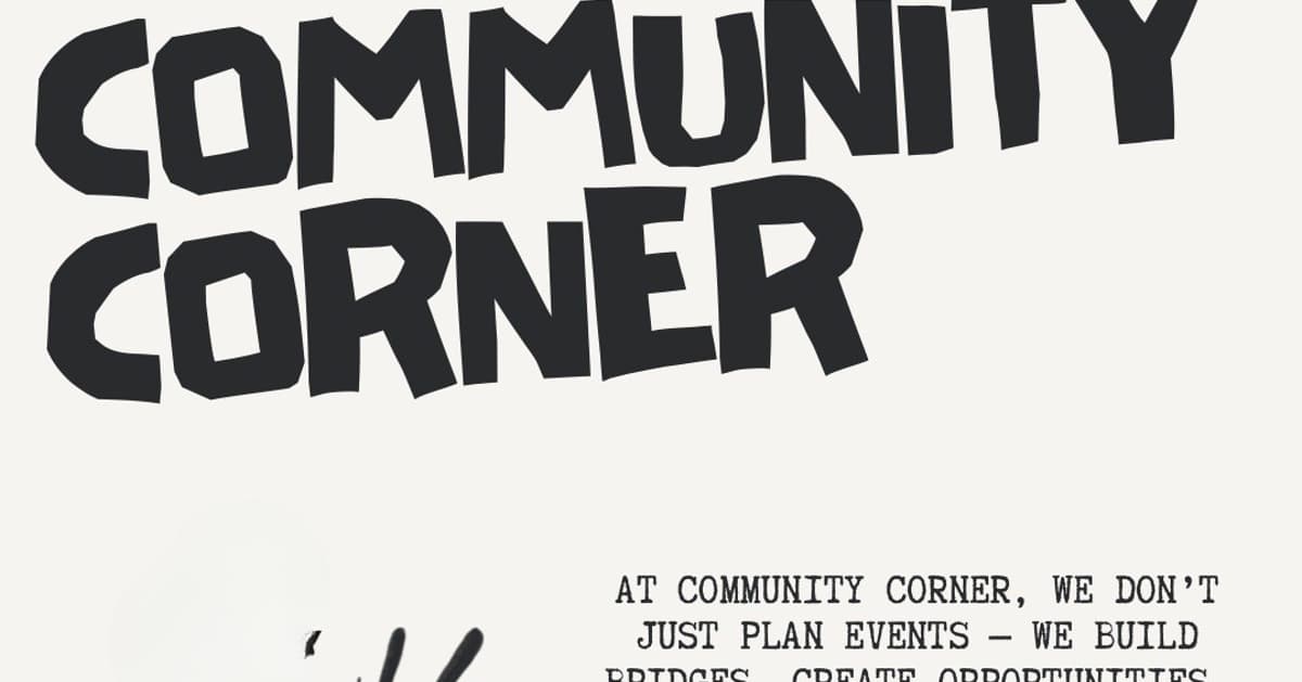 Community Corner ™️ · Events Calendar