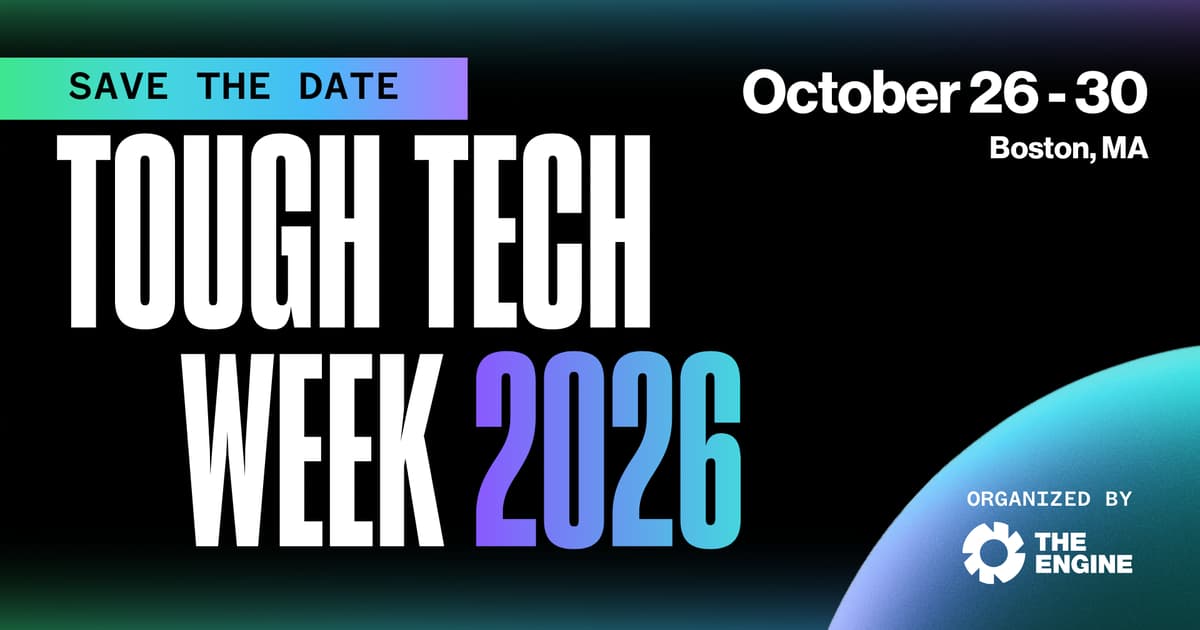 Tough Tech Week · Events Calendar
