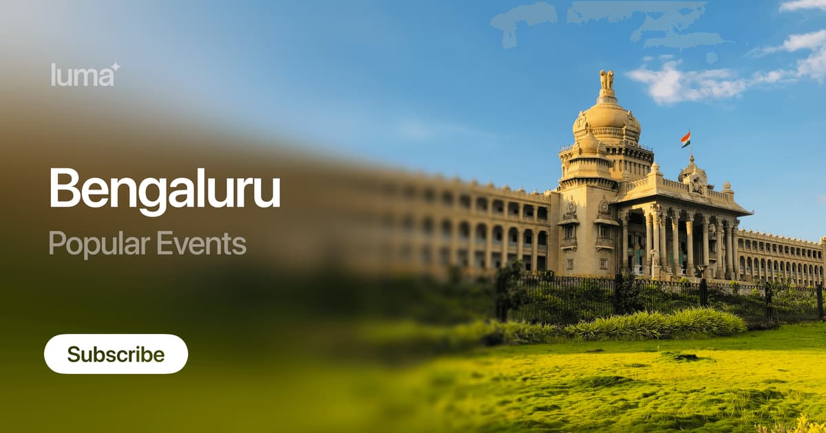 Popular events in Bengaluru · Events Calendar