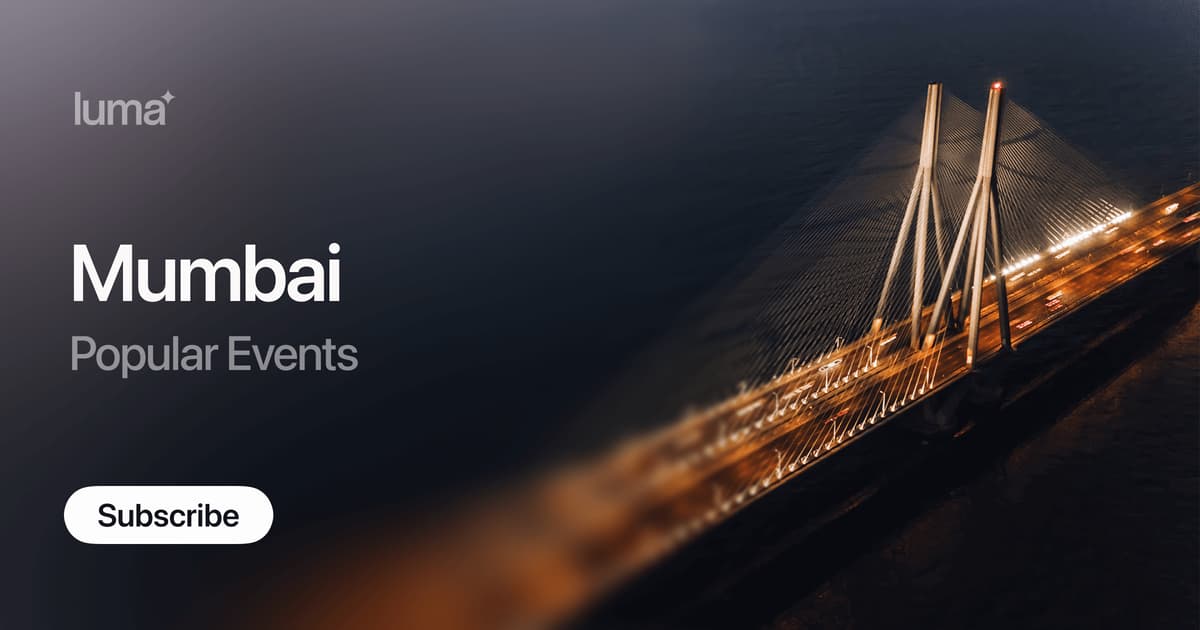 Popular events in Mumbai · Events Calendar