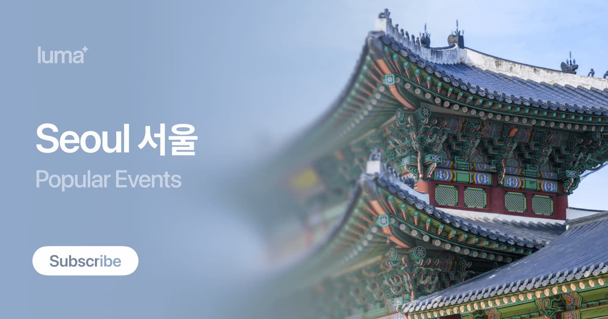 Popular events in Seoul · Events Calendar