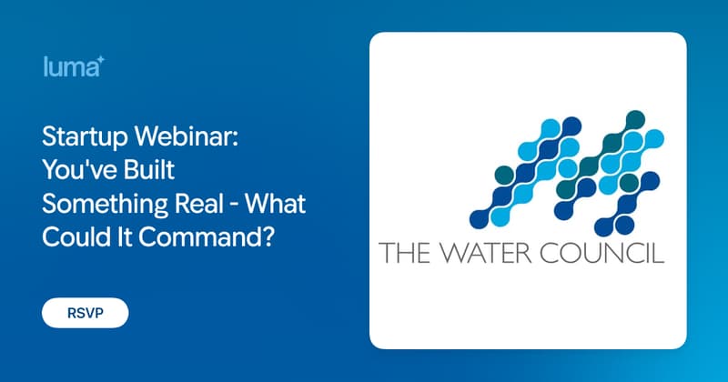 Startup Webinar: You've Built Something Real - What Could It Command ...