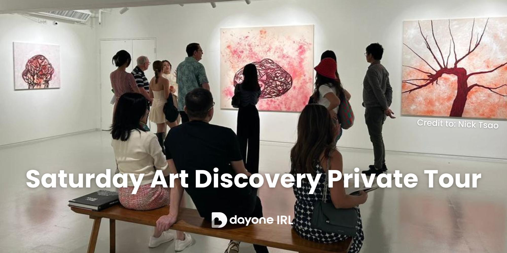 🖼️ DayOne IRL x Saturday Art Club - discover 6 galleries during our private tour · Luma