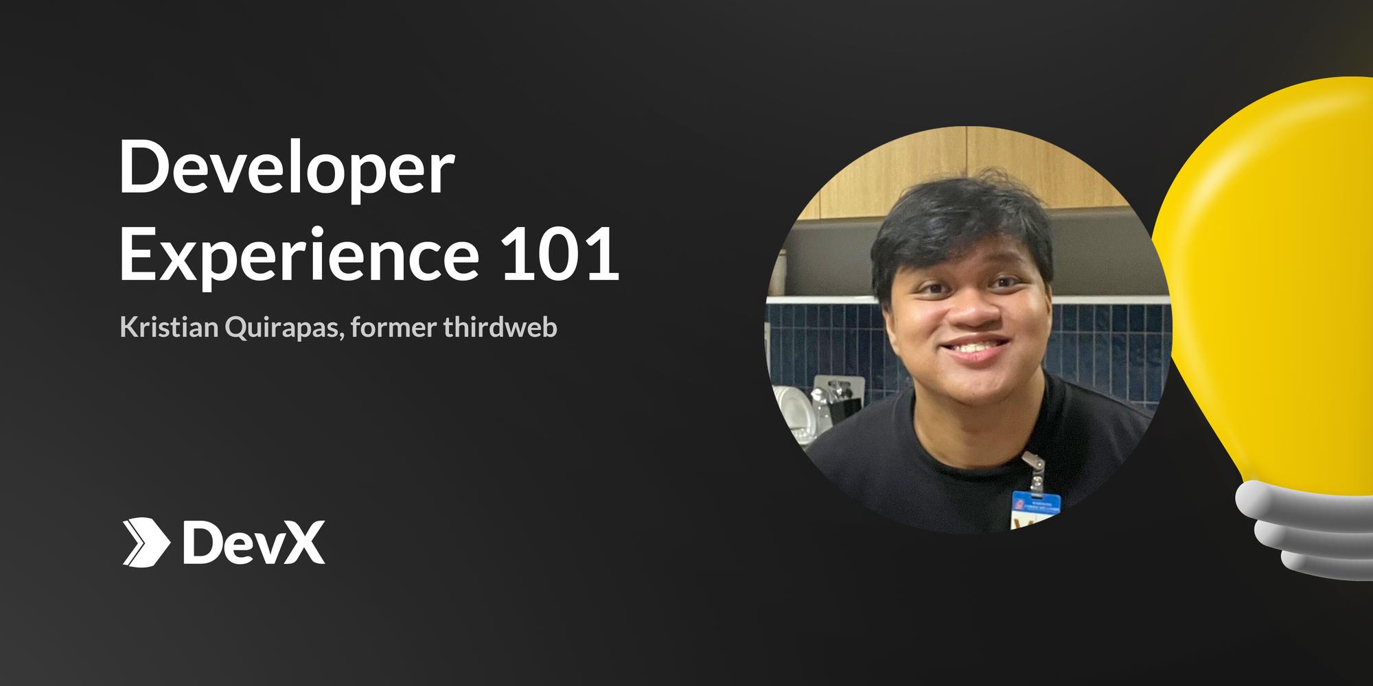DX Month: Developer Experience 101 · Luma