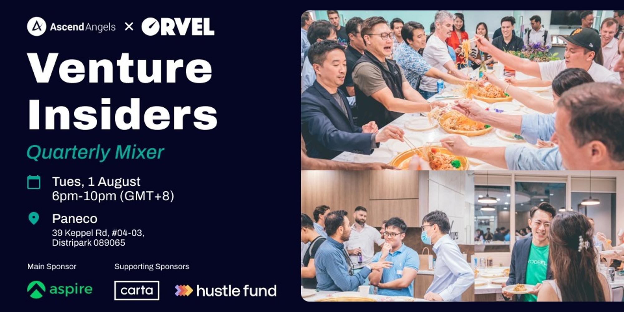 Quarterly Venture Insider Mixer · Luma