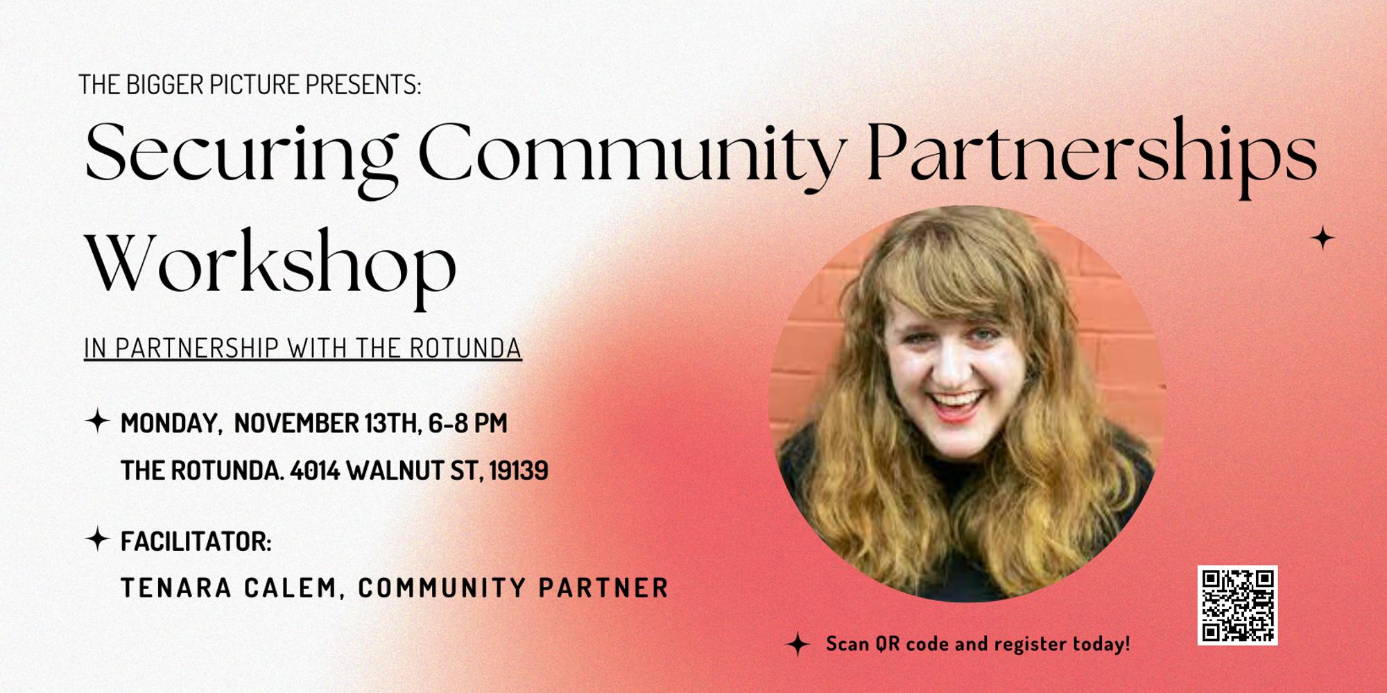 Securing Community Partnerships Workshop · Luma