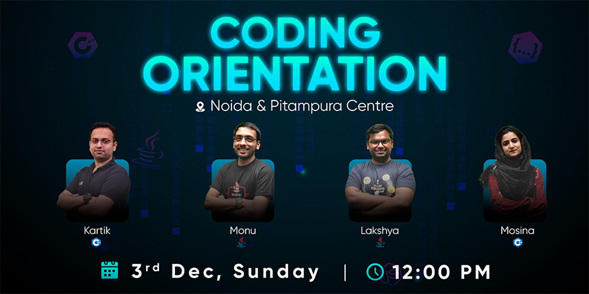 Coding Orientation Session · Luma