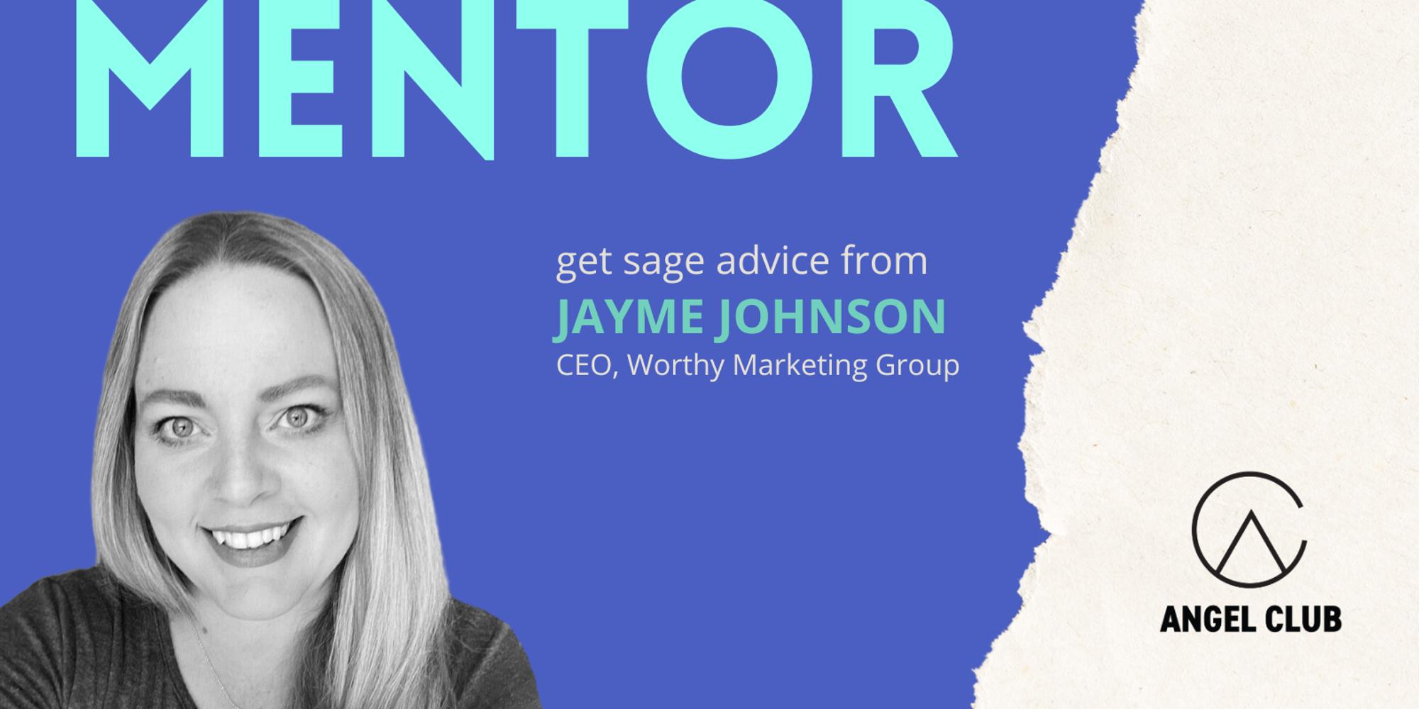 1:1 session with Jayme Johnson · Zoom · Luma