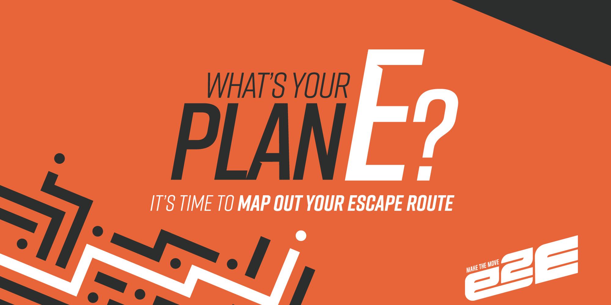 Plan e2E: Employee To Entrepreneur · Zoom · Luma