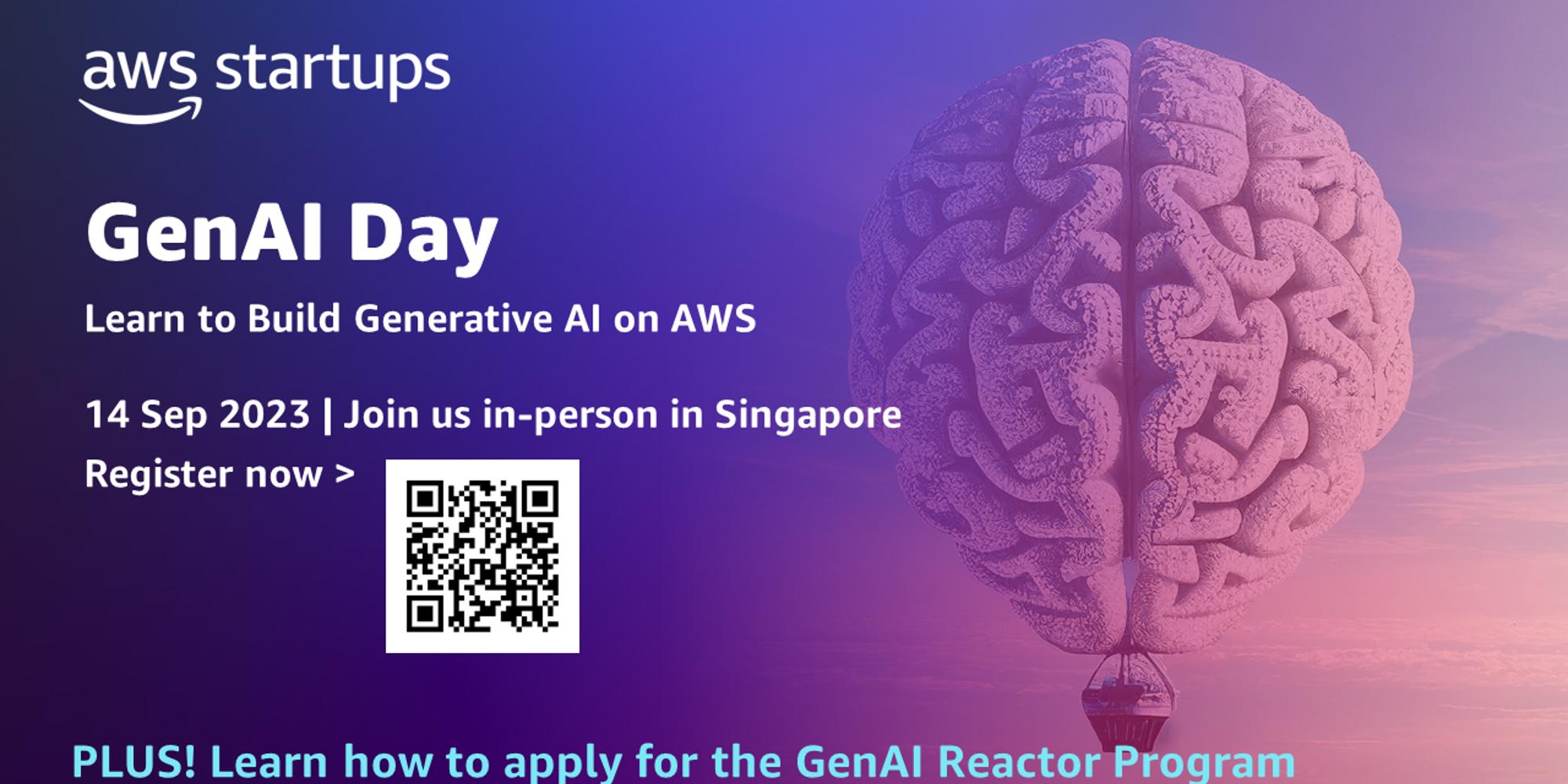 AWS GenAI Day Watch Party - Singapore · Luma