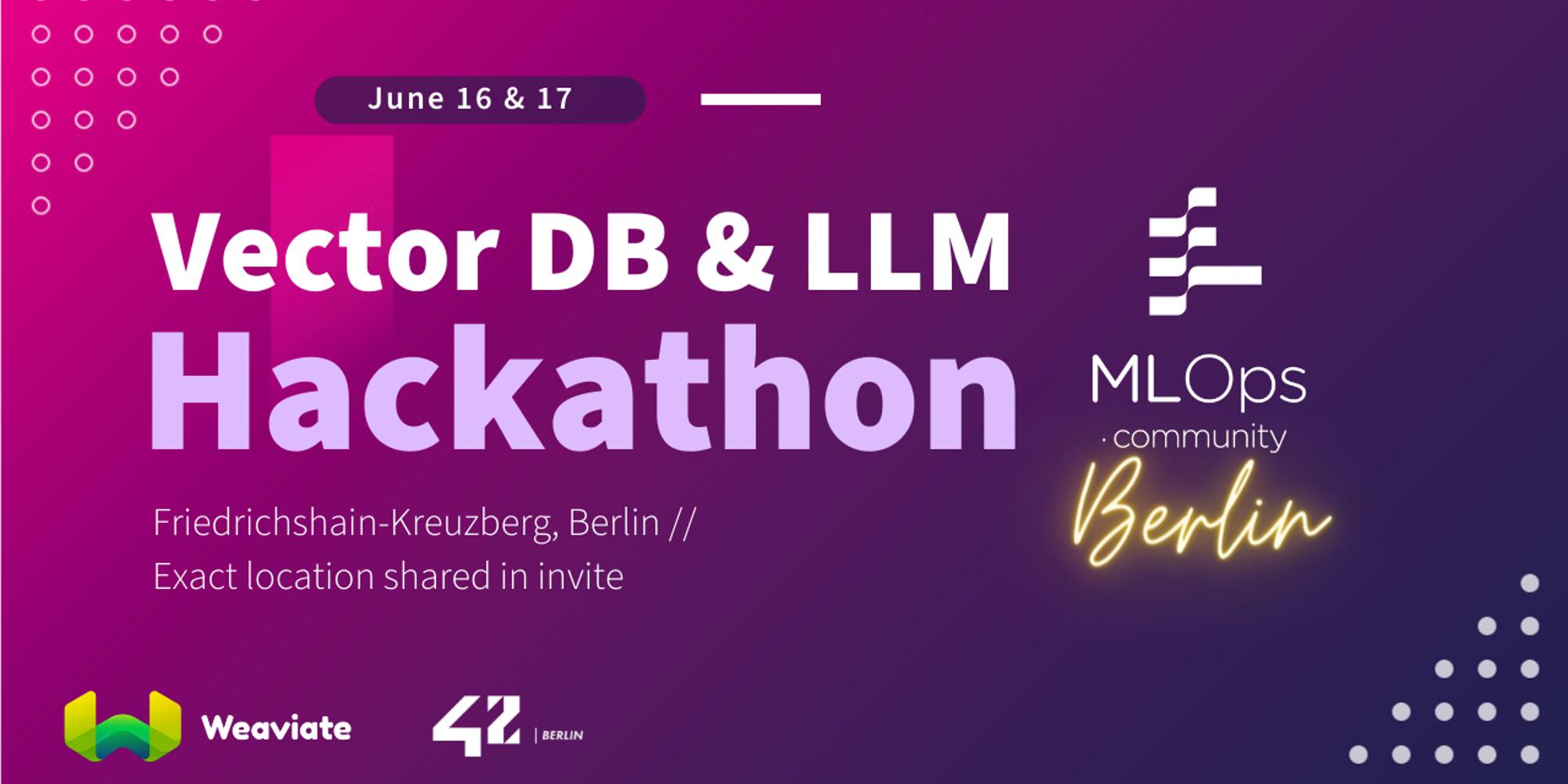 Vector DB & LLM Hackathon · Luma