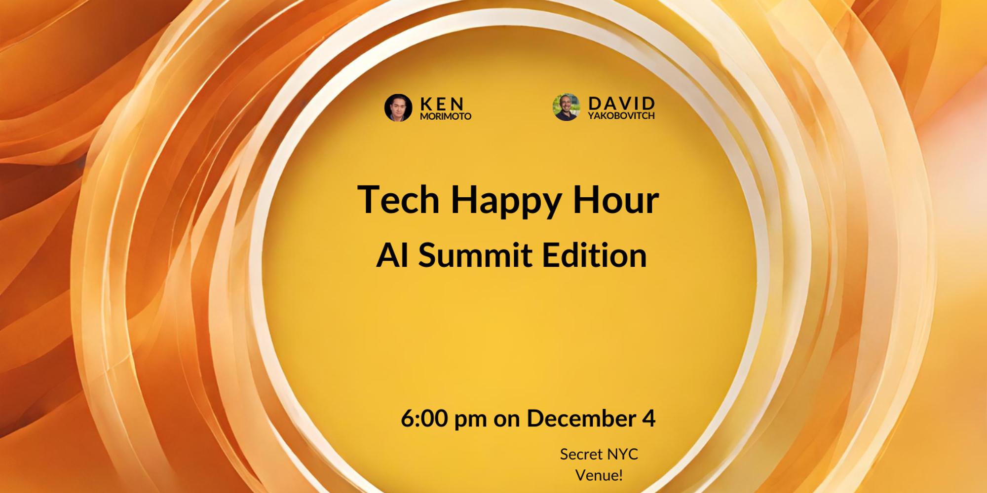 AI Summit Pre-Mixer Happy Hour · Luma