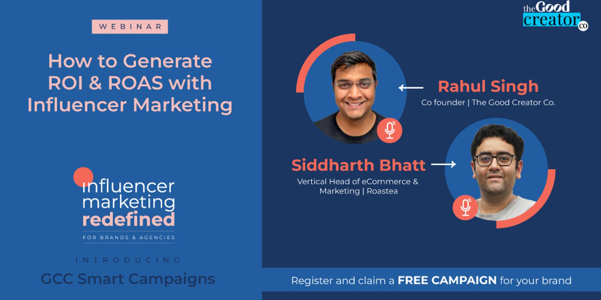 How to generate ROI & RoAS with Influencer Marketing | Introducing GCC ...