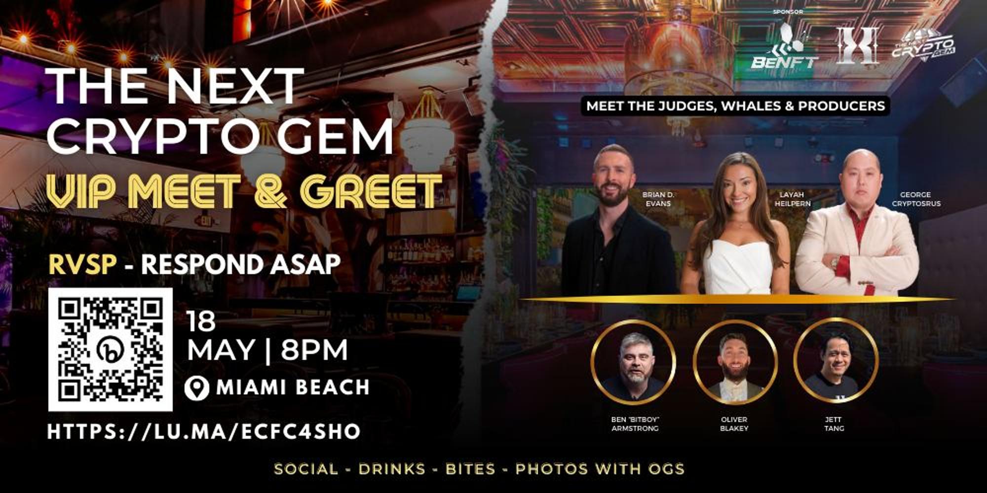 The Next Crypto Gem VIP · Luma