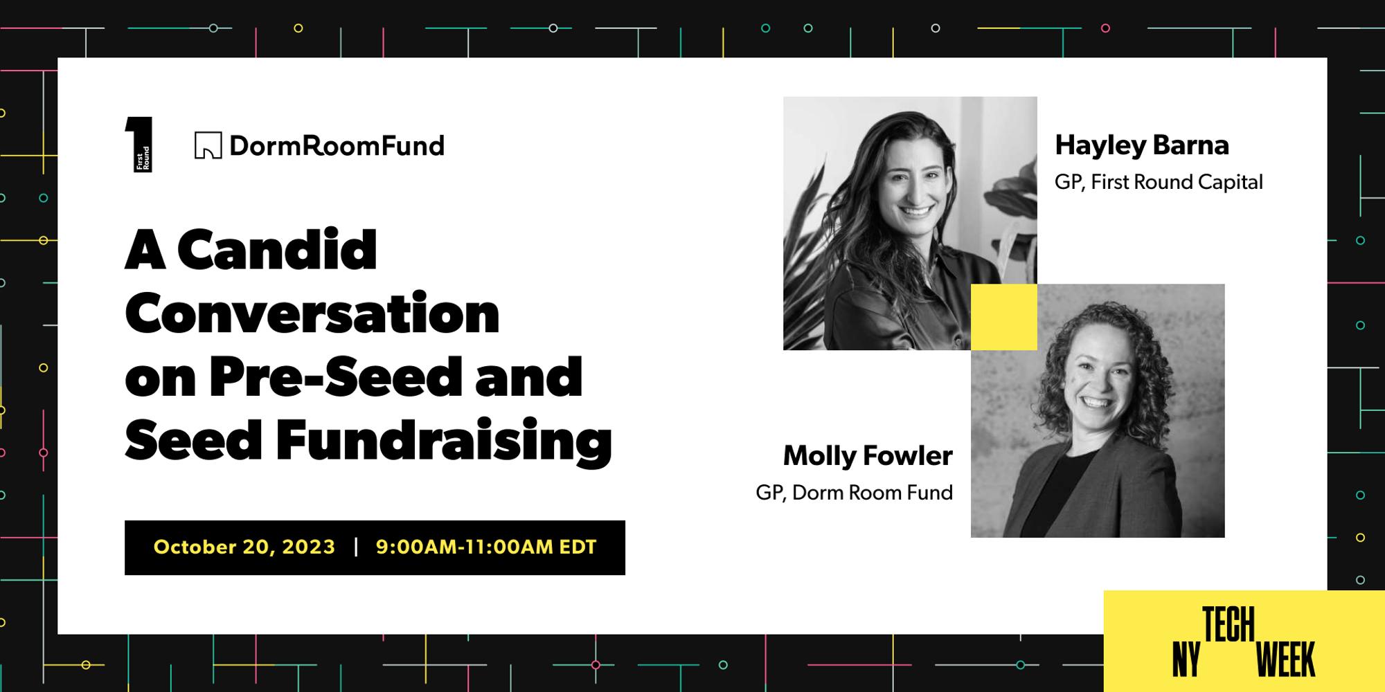 A Candid Conversation on Pre-Seed and Seed Fundraising with Hayley ...