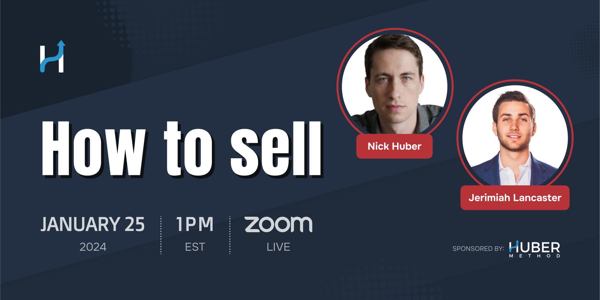 Sales Training 101 - How to Sell · Zoom · Luma