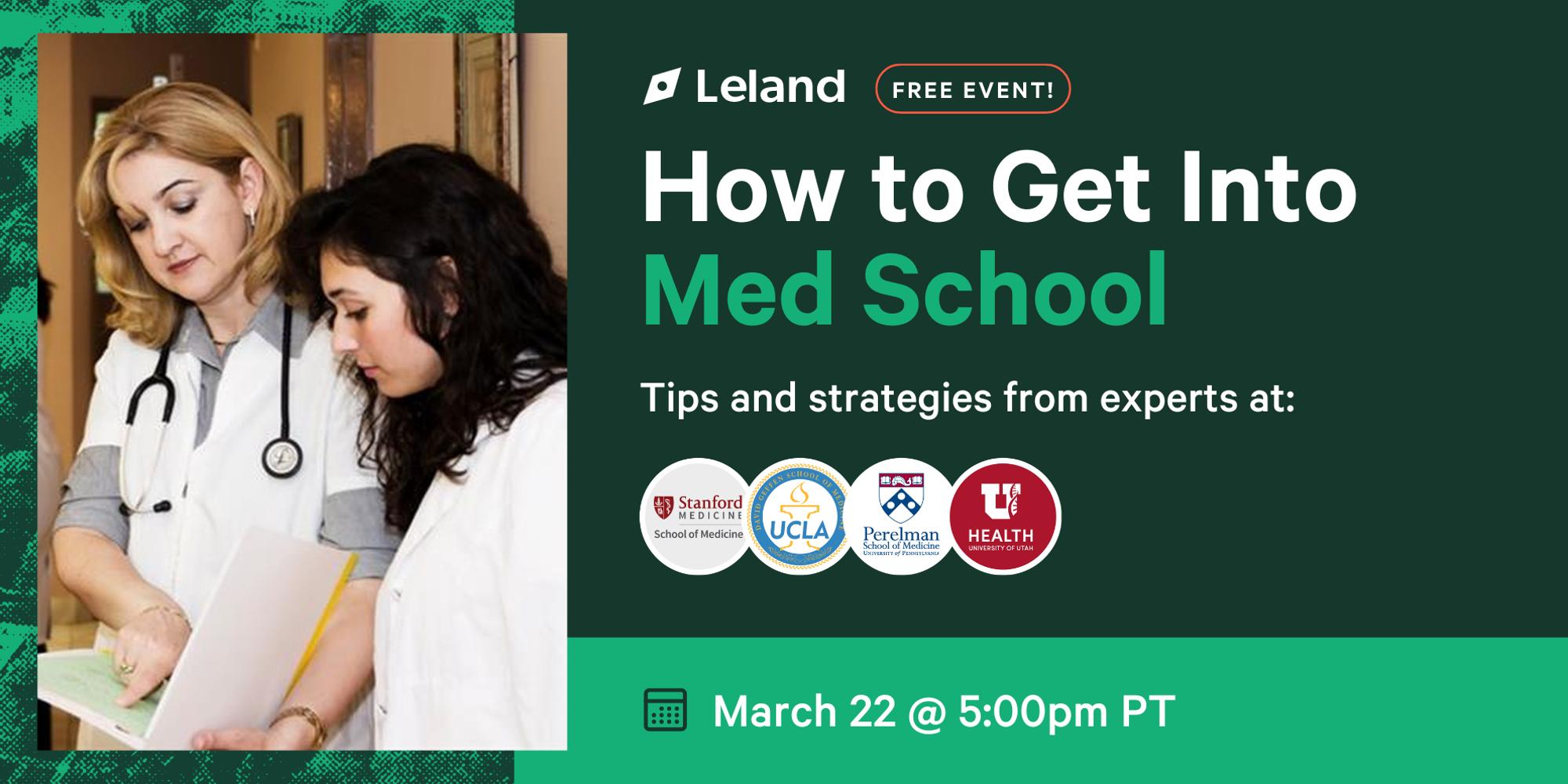 How to Get Into Med School · Zoom · Luma