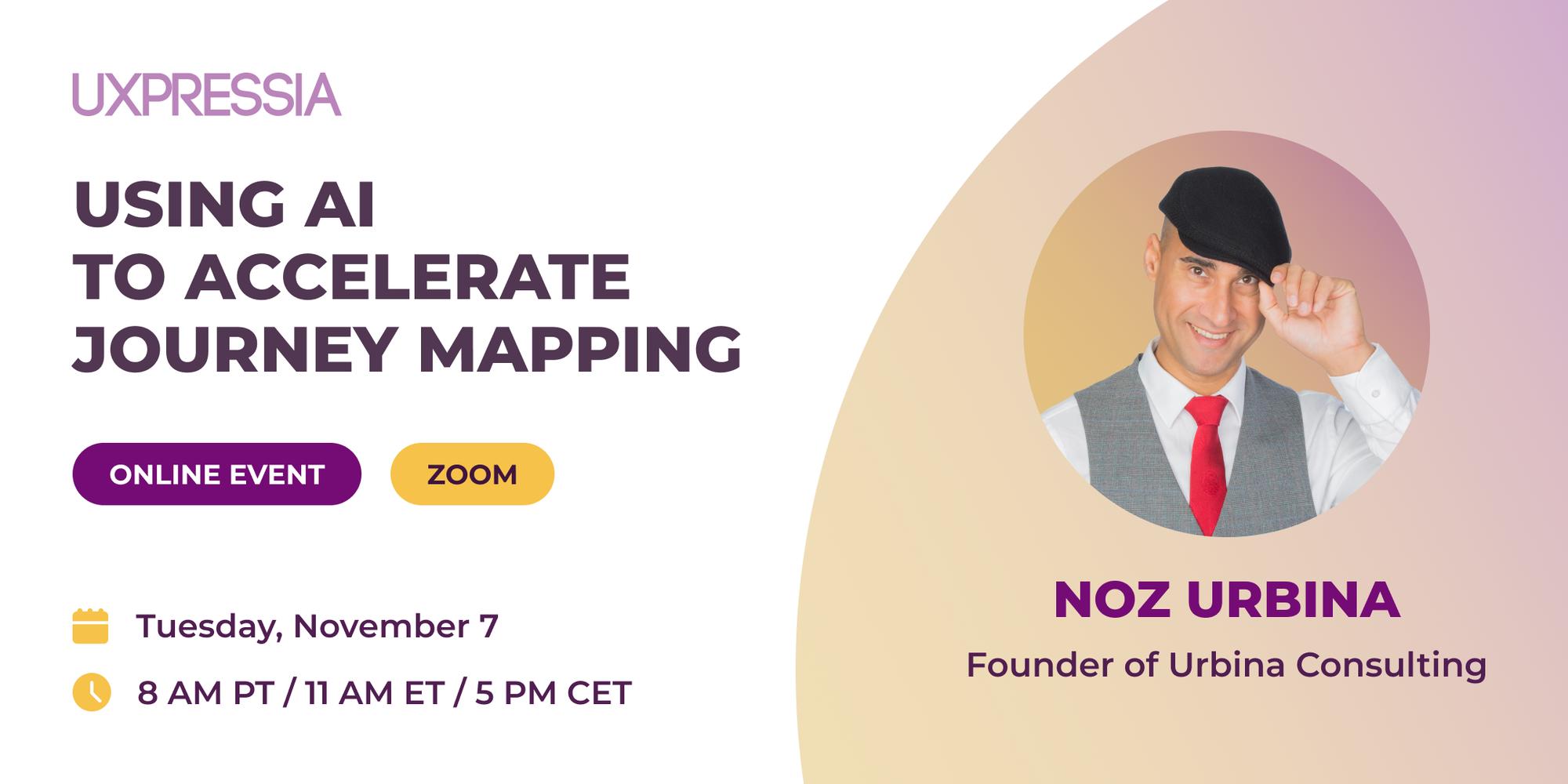 Using AI to Accelerate Journey Mapping · Zoom · Luma