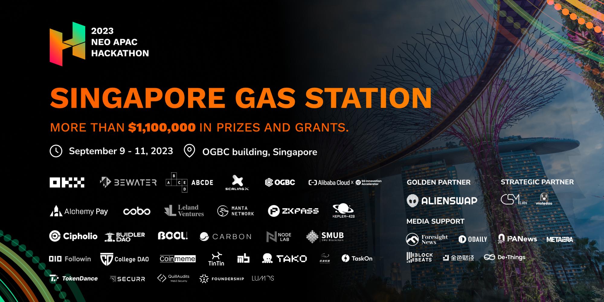 Neo APAC Hackathon Singapore GAS Station, Panel Discussion & Demo Day · Luma