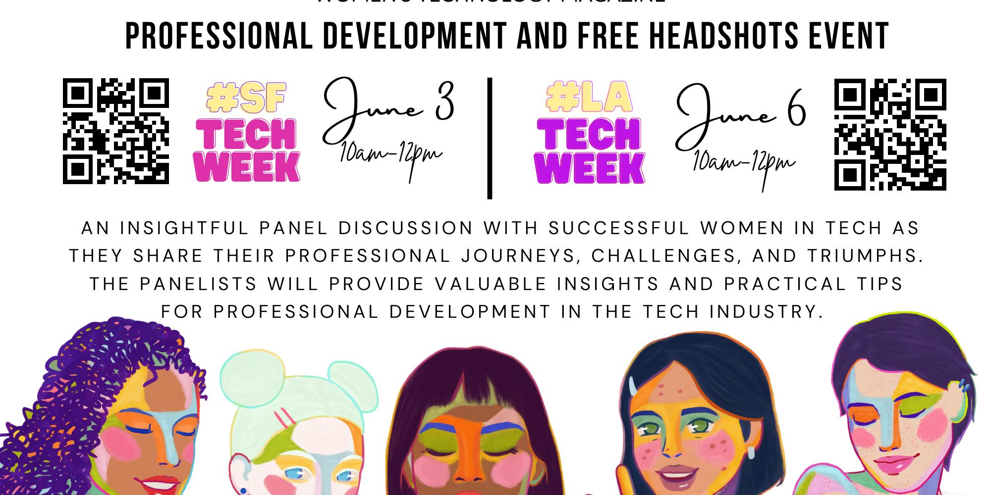 #TechWeek SF Women in Tech Headshots and Personal Brand Panel · Luma