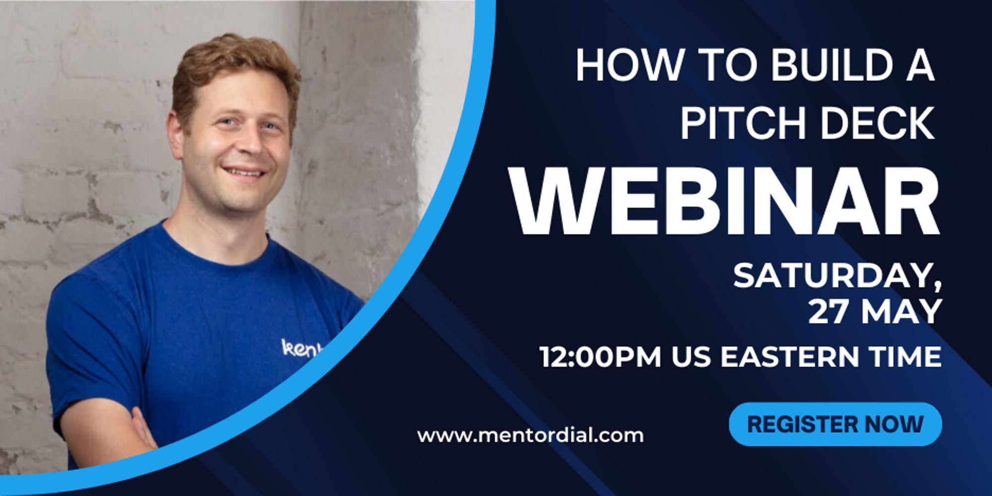 How to Build a Pitch Deck (FREE) · Zoom · Luma