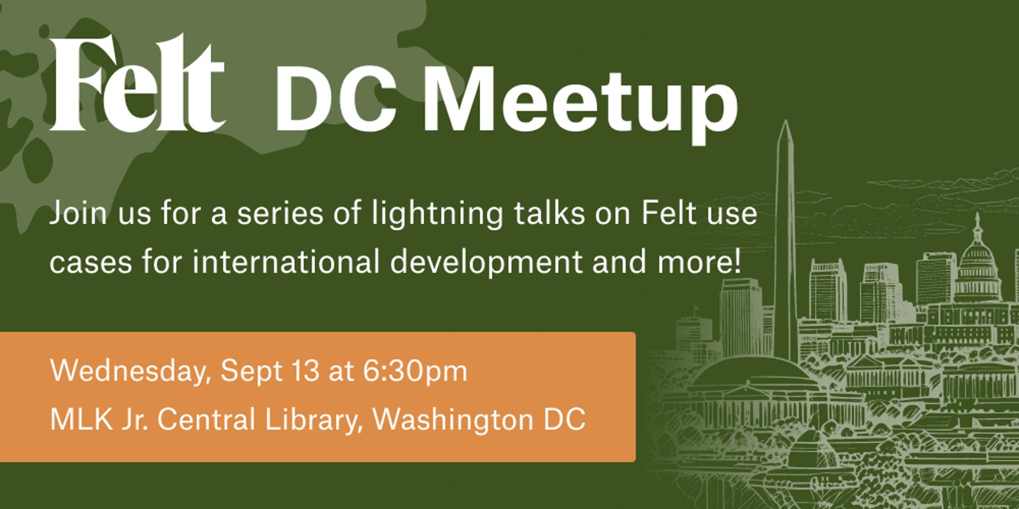 Felt DC Meetup · Luma