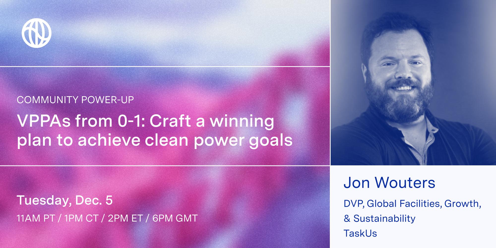 VPPAs from 0-1: Crafting a winning plan to achieve clean power goals · Luma