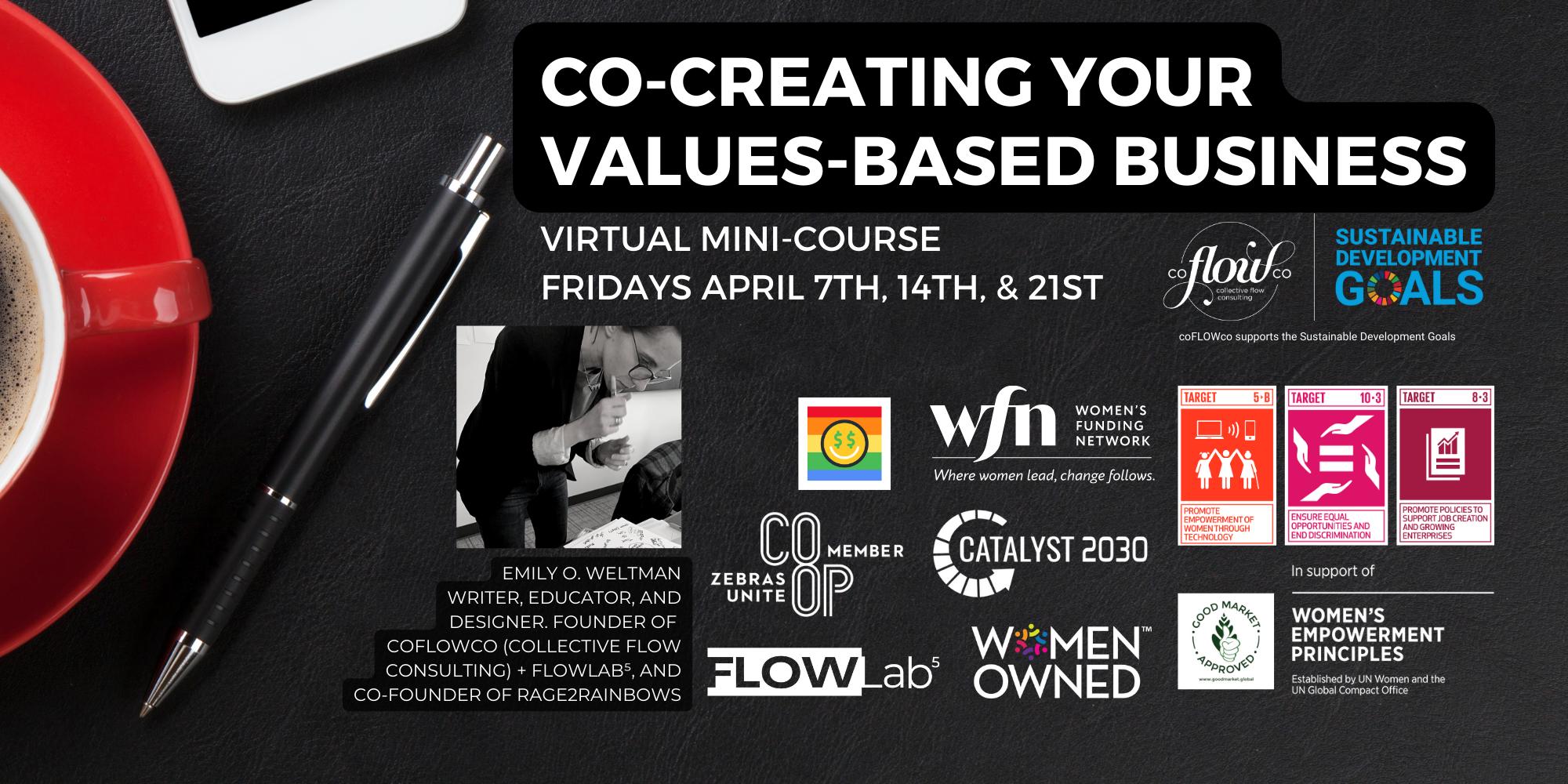 Building a Values-Based Business · Zoom · Luma