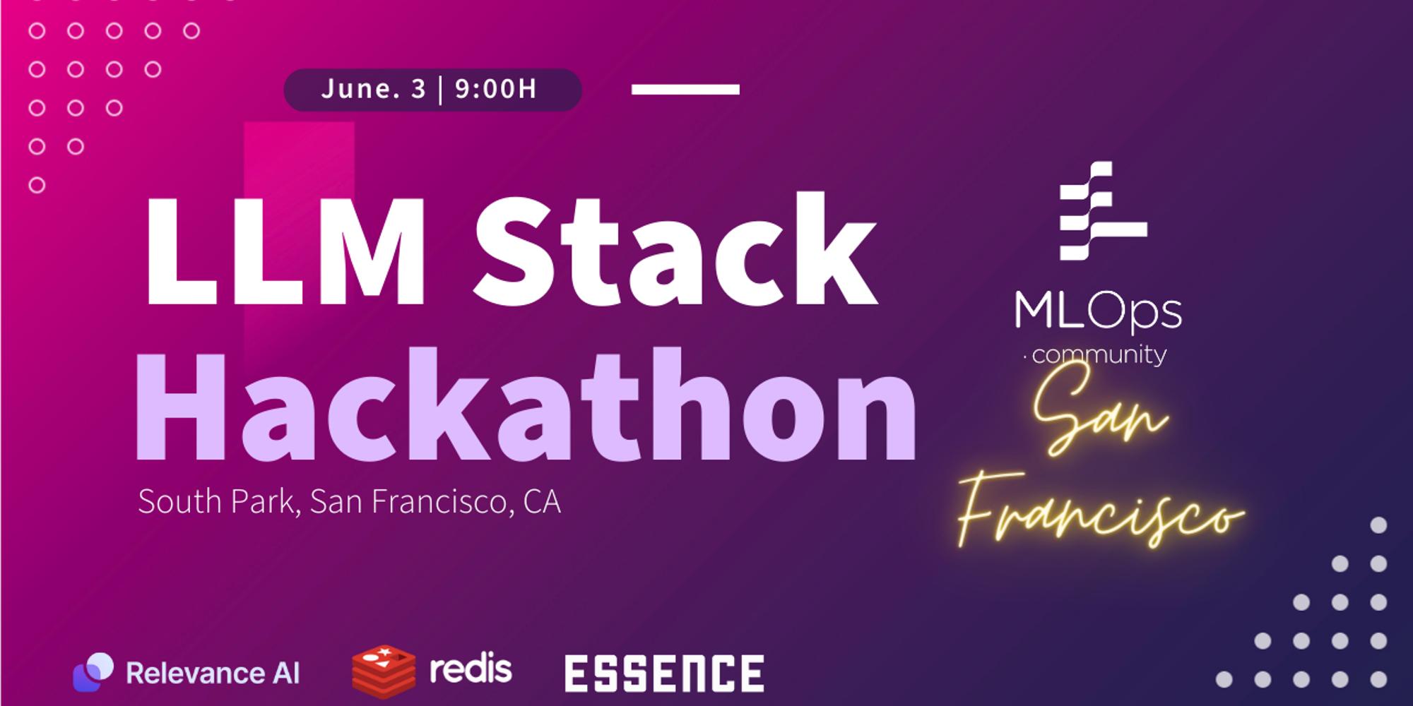 [In-person] LLM Stack Hackathon // SF #TechWeek · Luma