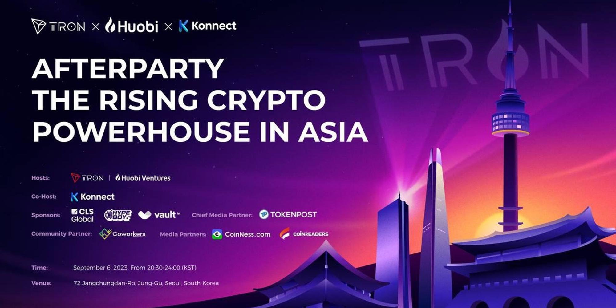 TRON X HUOBI X Konnect AfterParty!! · Luma