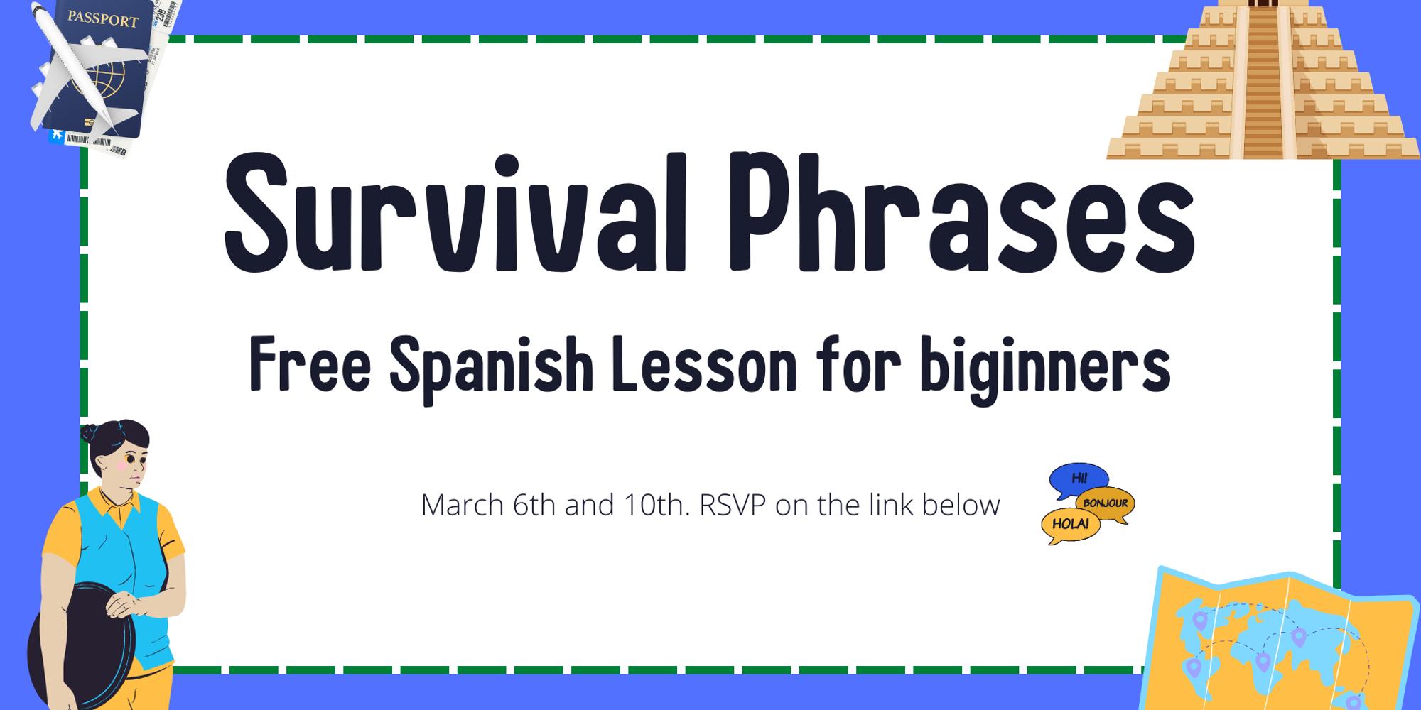 Free Spanish Lesson for Beginners - Survival Phrases · Zoom · Luma