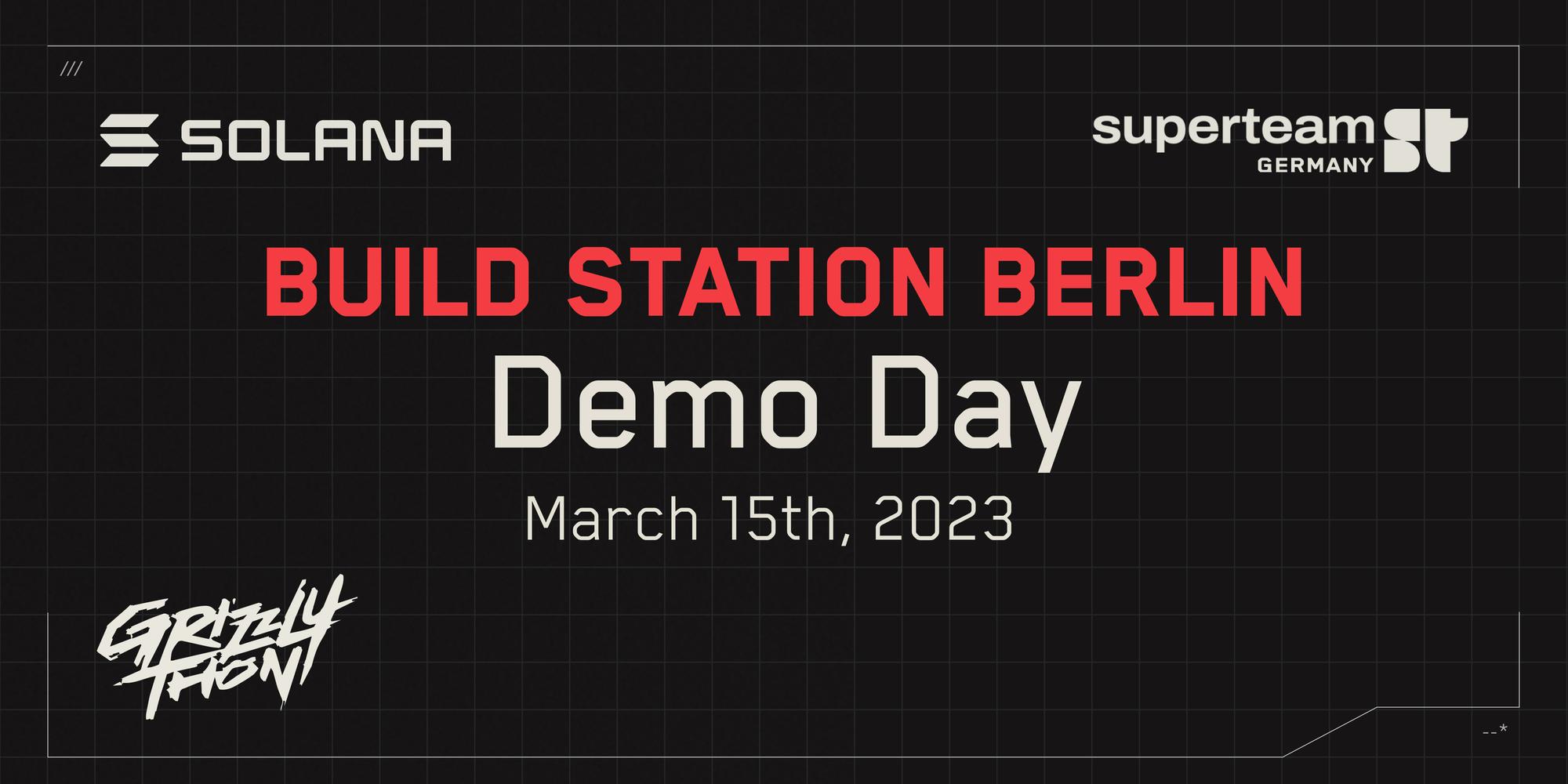 Demo Day @ Build Station Berlin · Luma
