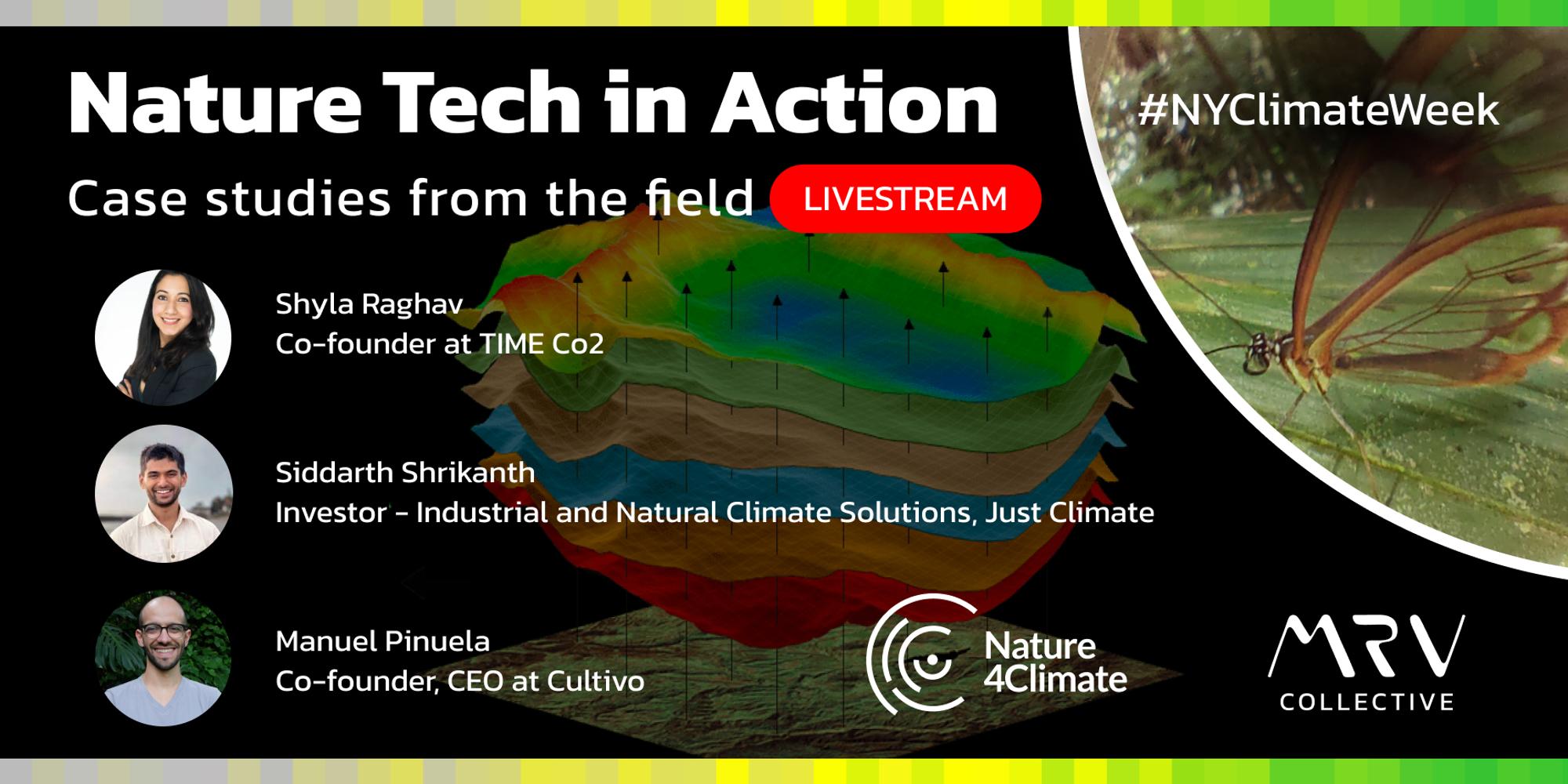 Nature Tech in Action: Case Studies from the Field (Livestream) · Luma