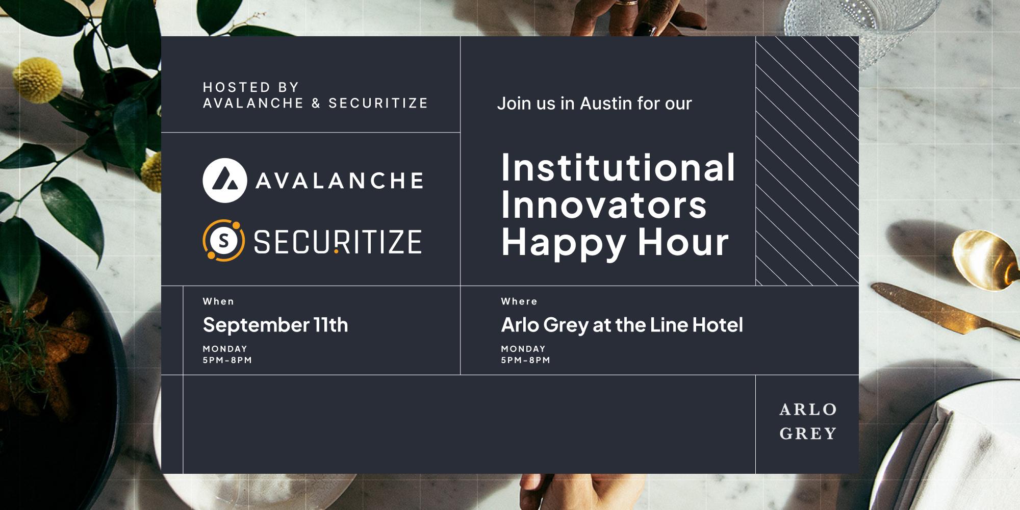 Institutional Innovators Happy Hour · Luma